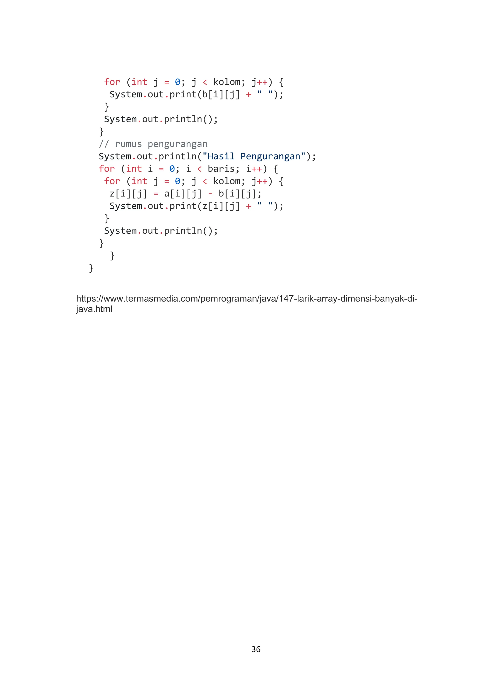 Algoritma dan Pemrograman - universitas Indo Global Mandiri | PDF