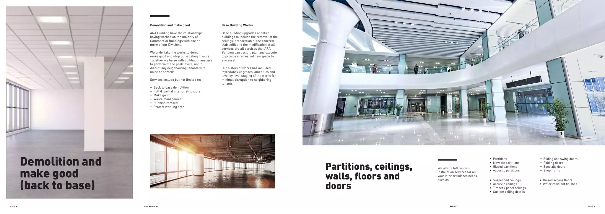 2018 ARA Building Fit Out Division | PDF