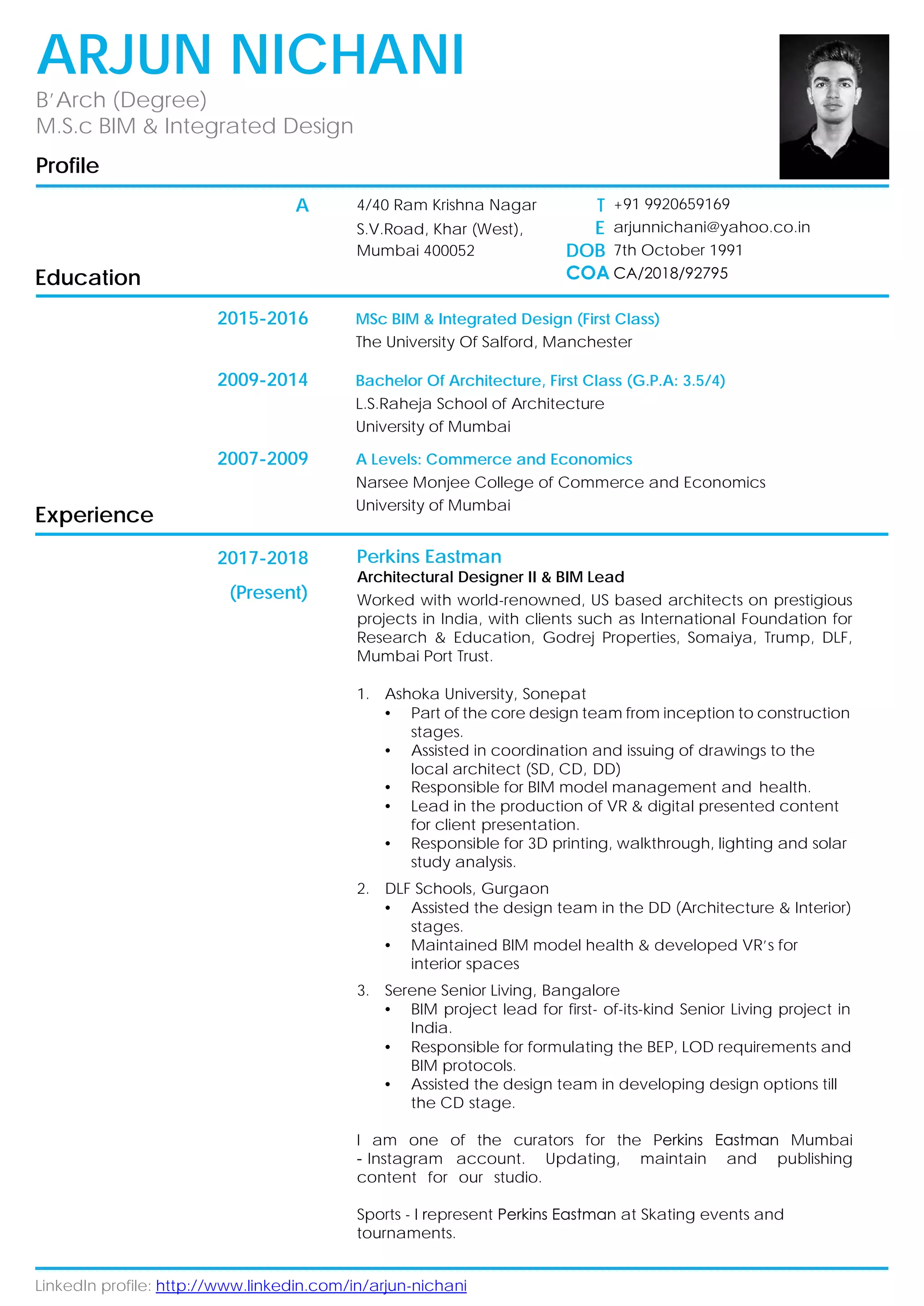 Arjun Nichani_CV | PDF