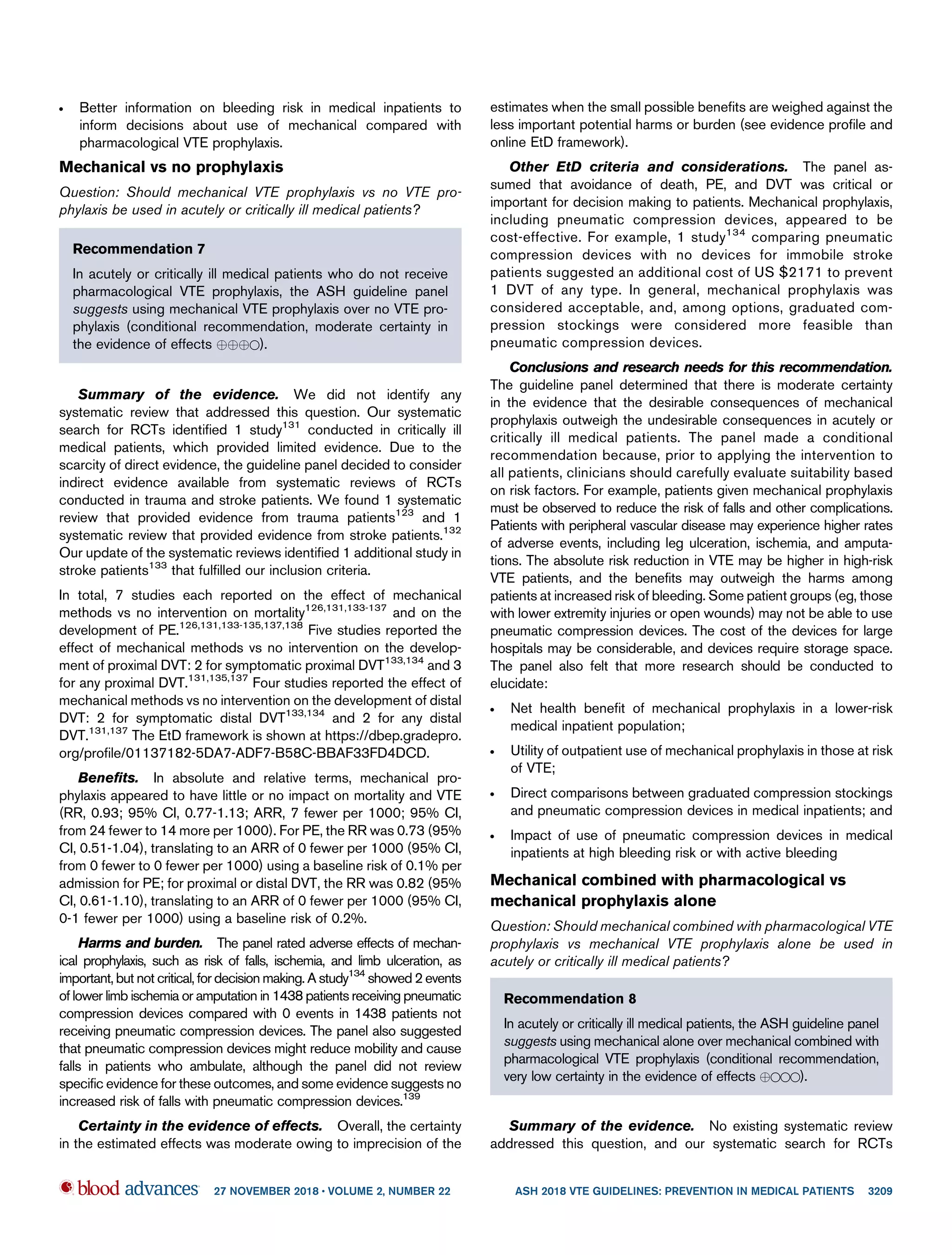 2018 ASH guidelines for management of venous thromboembolism ...