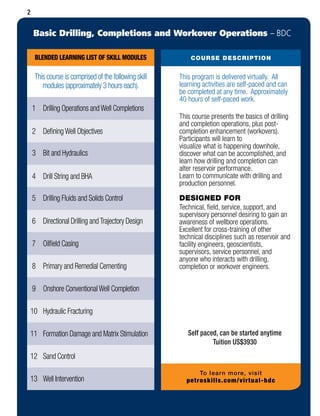 2018 PetroSkills Blended/Virtual Training Guide | PDF