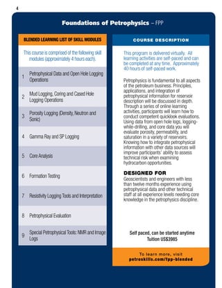 2018 PetroSkills Blended/Virtual Training Guide | PDF