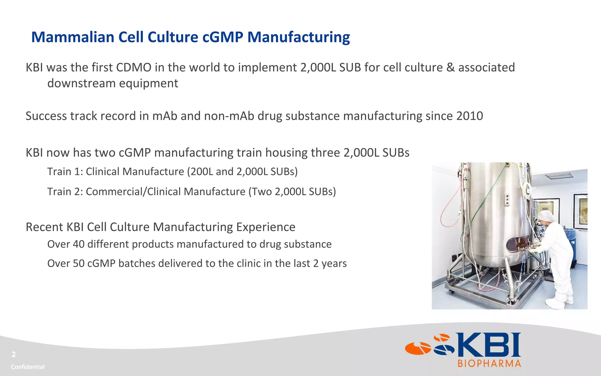 Handling High Titer Processes and Strategies for DSP Facility Fit | KBI ...