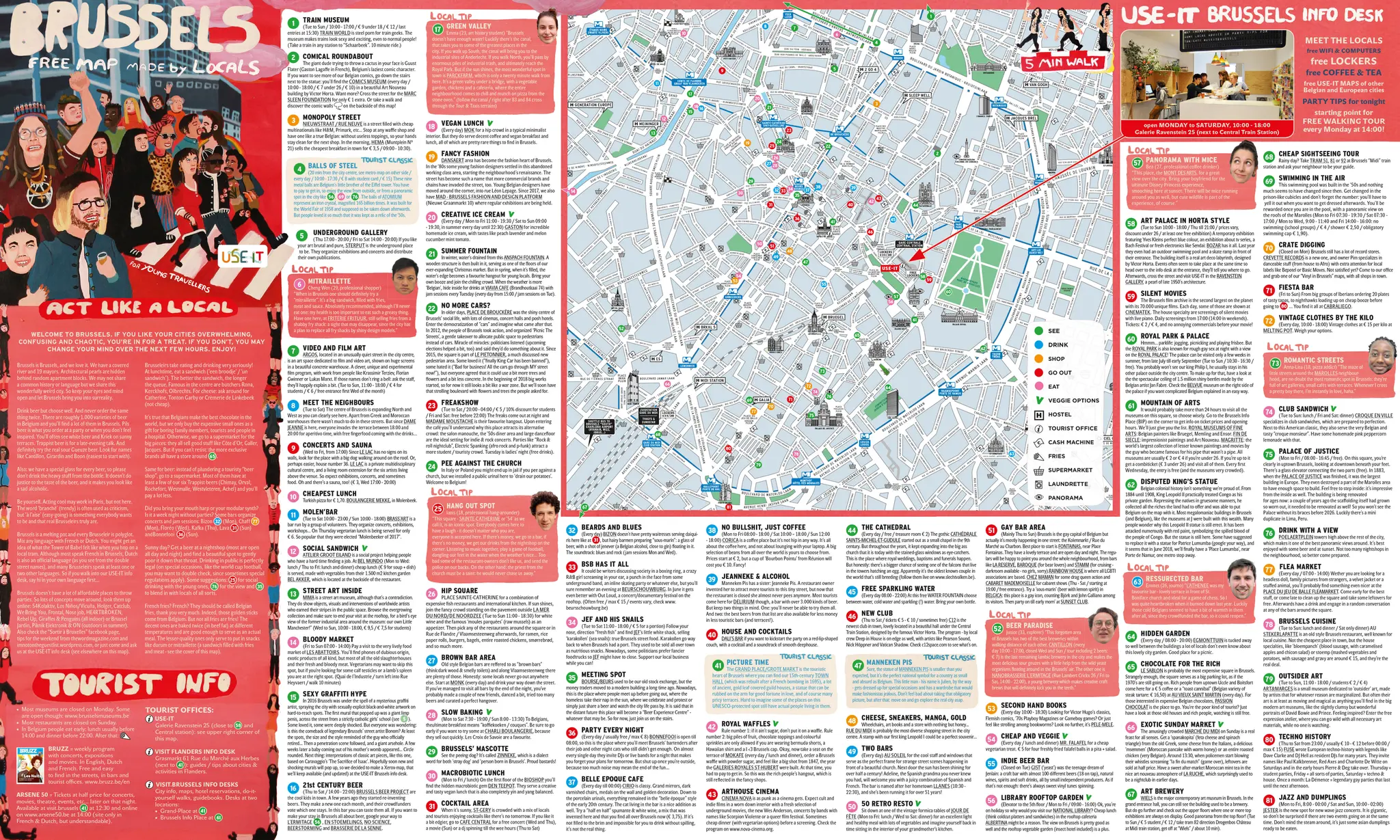 Use-it Europe Travel Map (2018 Brussels) | PDF