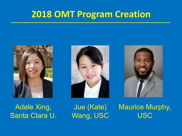 OMT 2018 business meeting slides | PPT | Free Download