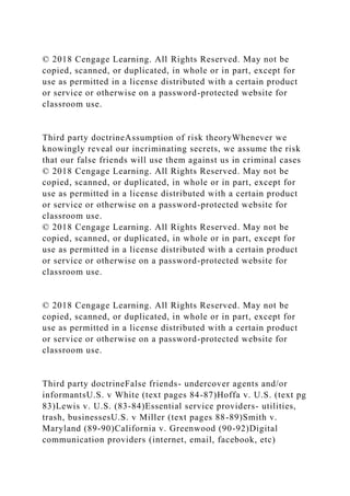 © 2018 Cengage Learning. All Rights Reserved. May not be cop.docx