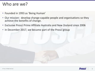 Highlights and trends from the Prosci 2018 Best Practices Report | PDF