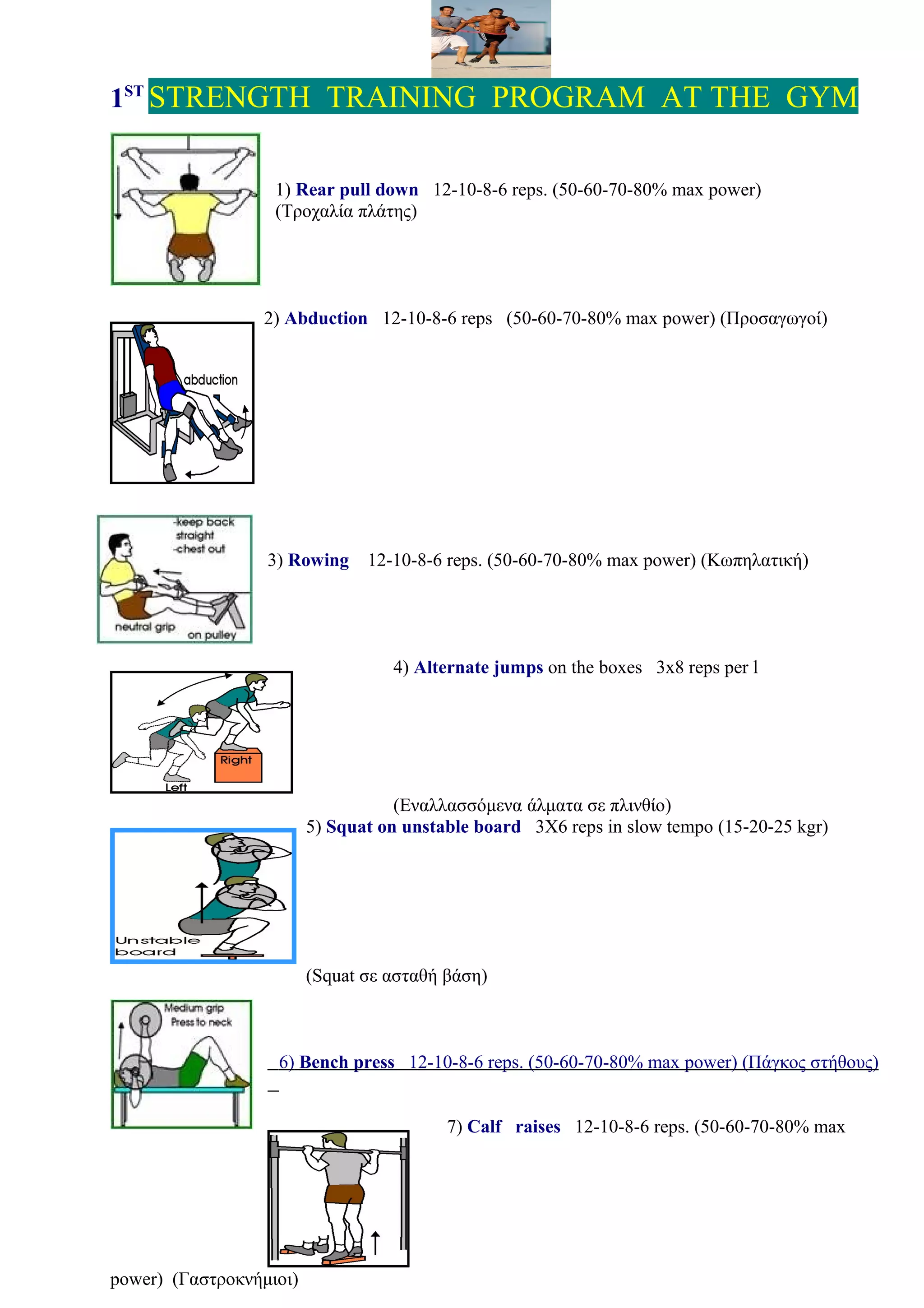 2018 complete off season conditioning training program | PDF