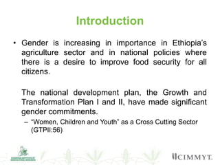 Overview of institutional gender audit report | PPT