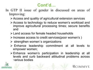 Overview of institutional gender audit report | PPT