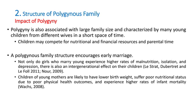 Polygynous family structure and child undernutrition in Africa ...