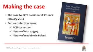 Realising the true heritage of RCSI through transformational change ...