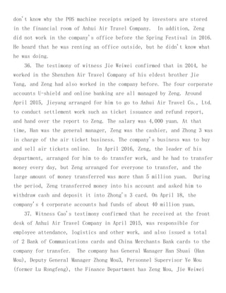 Court Case Jieyang and Gang Alleged Ponzi Scheme | PDF
