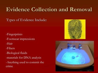 2018 Crime Scenes, Collection and Preservation of Evidence2.pptx