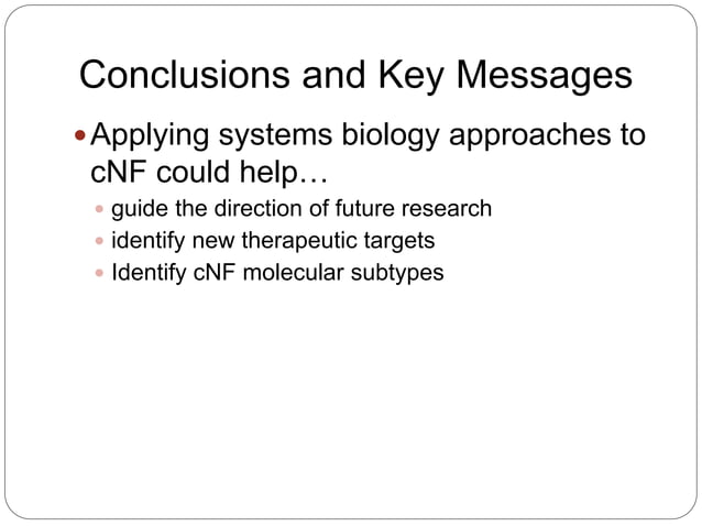 2018 NF Conference Cutaneous Neurofibroma | PPT