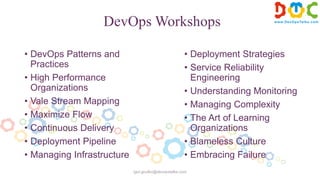 DevOps Patterns and Anti Patterns or DevOps Degradation and Lazy Developers | PPT