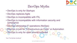 DevOps Patterns and Anti Patterns or DevOps Degradation and Lazy Developers | PPT