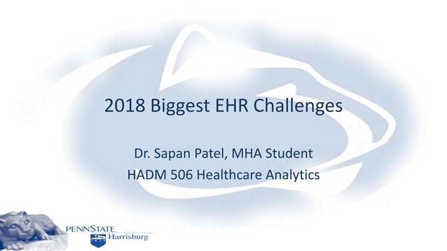 2018 ehr challenges | PPT