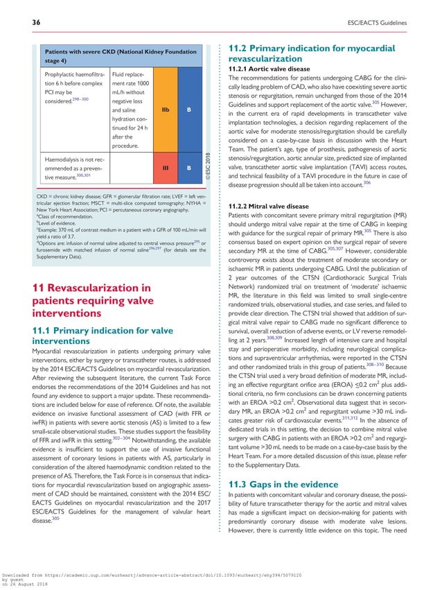 2018 esc eacts guidelines on myocardial | PDF