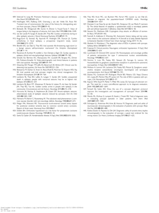 2018 esc guidelines for the diagnosis and management of syncope | PDF