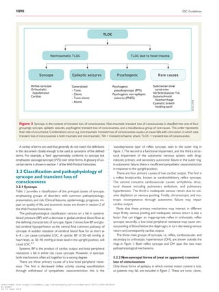 2018 esc guidelines for the diagnosis and management of syncope | PDF