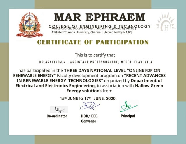 2018 FDP_ARAVIND certificate templtae.pptx