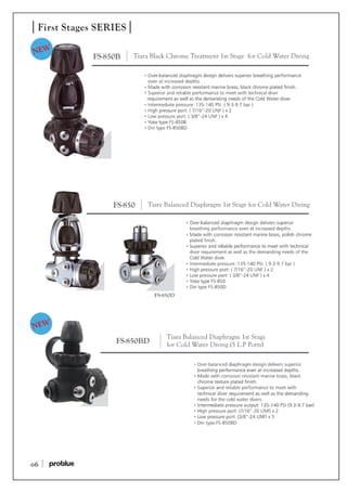 first stage / regulator series | PDF