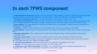 Putting the community into Total Flood Warning Systems | PPT