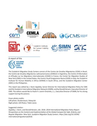 Perspectives on the Content and Implementation of the Global Compact ...