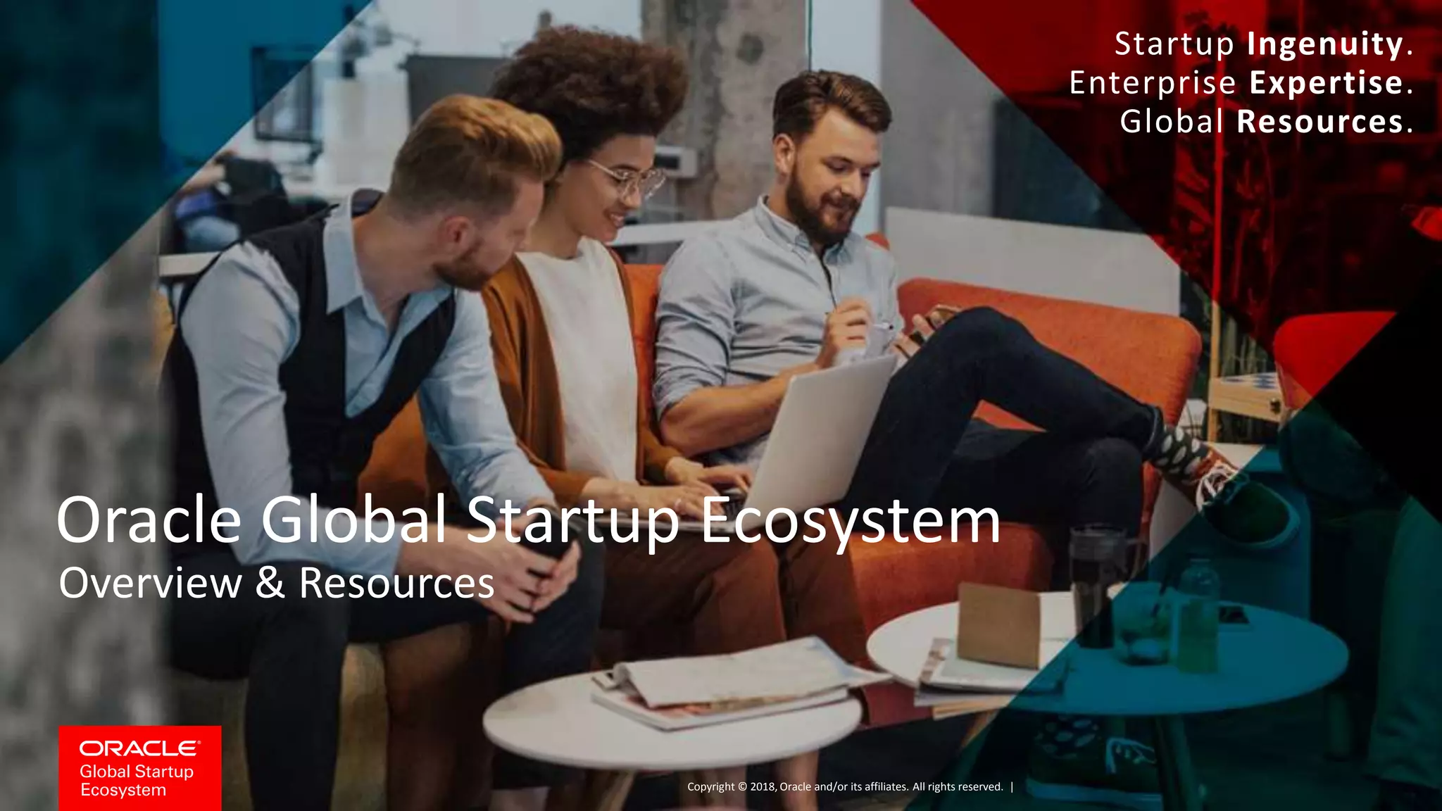 Oracle Global Startup Ecosystem Overview August 2018 | PPT