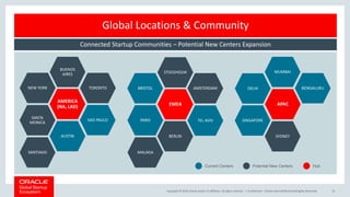 Oracle Global Startup Ecosystem Overview August 2018 | PPT