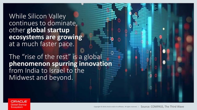 Oracle Global Startup Ecosystem Overview August 2018 | PPT