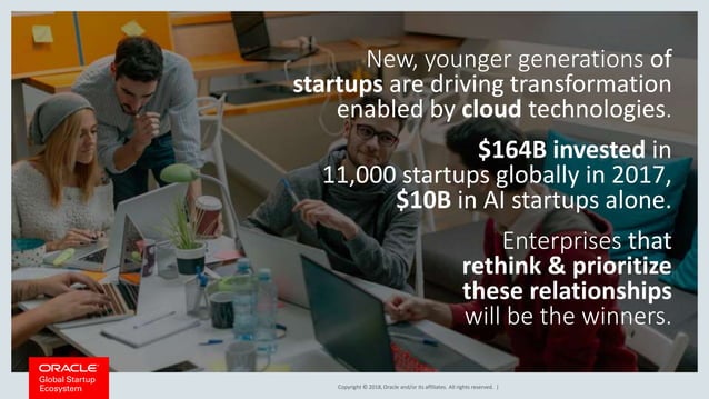 Oracle Global Startup Ecosystem Overview August 2018 | PPT