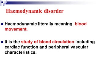 Haemodynamic disorders. | PPTX