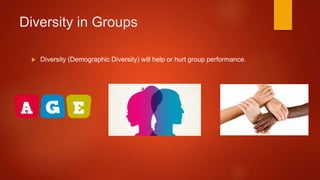 Organization Behaviour diversity in organizations | PPTX