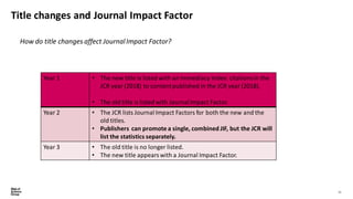 2018 Journal Impact Factor | PDF