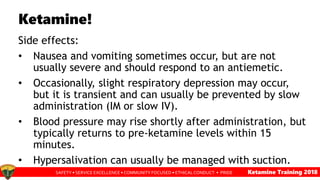 2018 BRS Ketamine In-Service | PPT