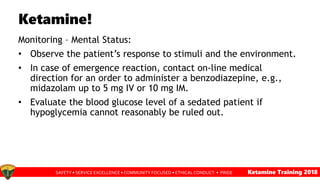 2018 BRS Ketamine In-Service | PPT
