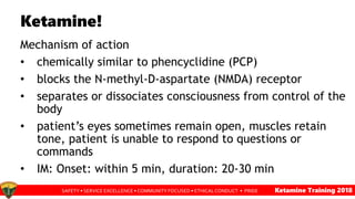 2018 BRS Ketamine In-Service | PPT
