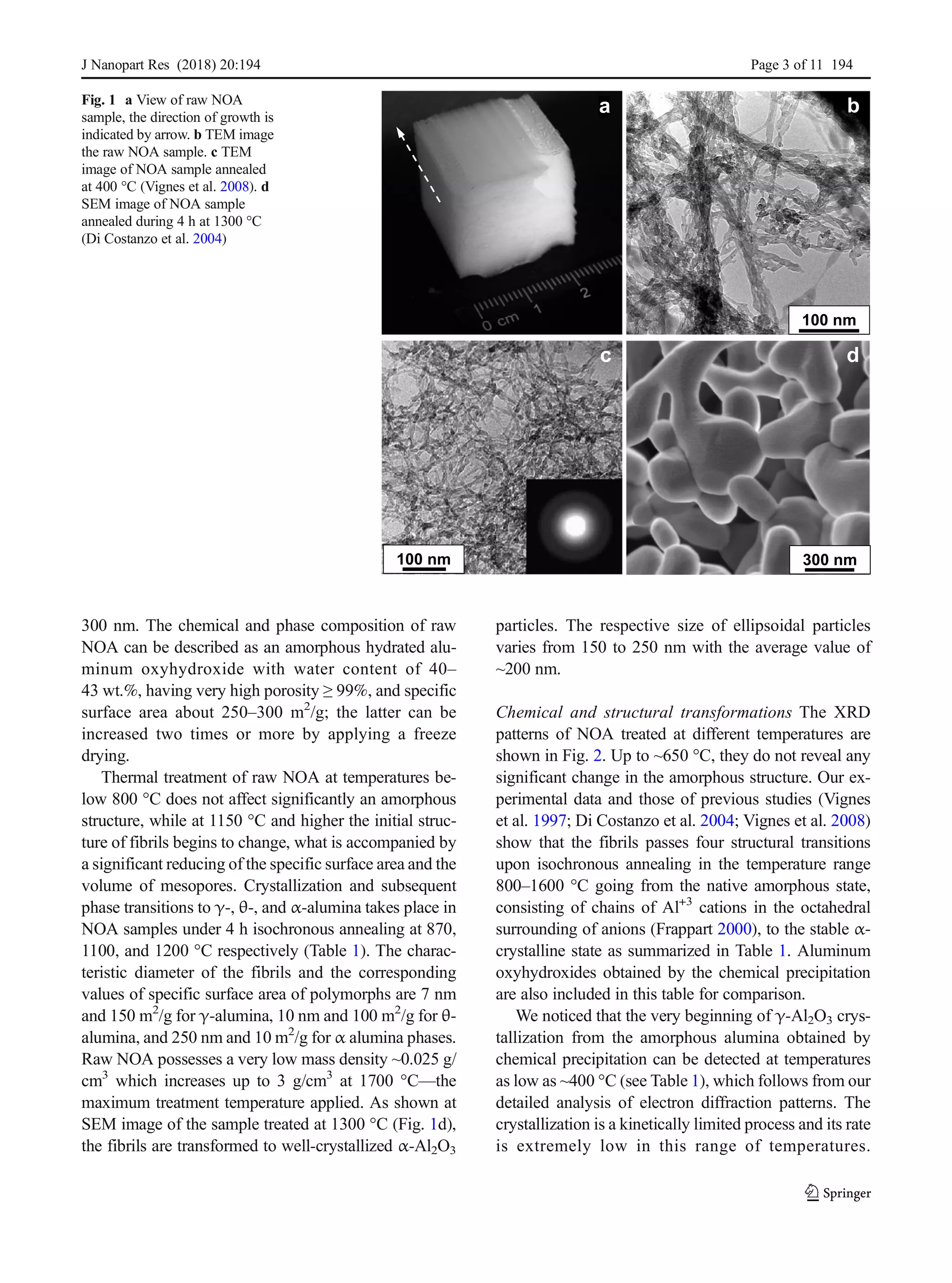 2018 khodan an-porous monoliths consisting of aluminum oxyhydroxide nanofibrils | PDF
