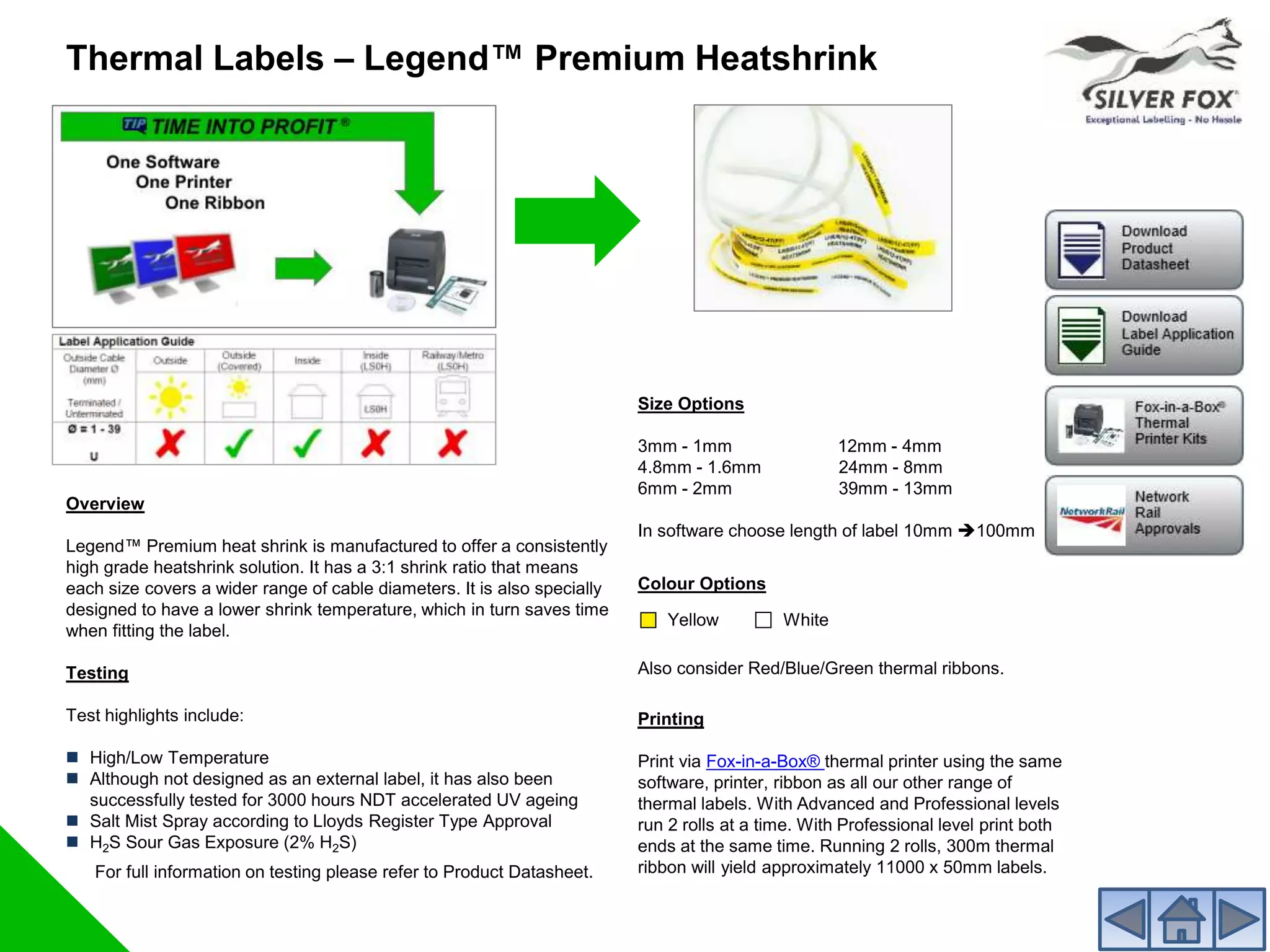 Silver Fox Label Solutions Guide - 2018 | PPT