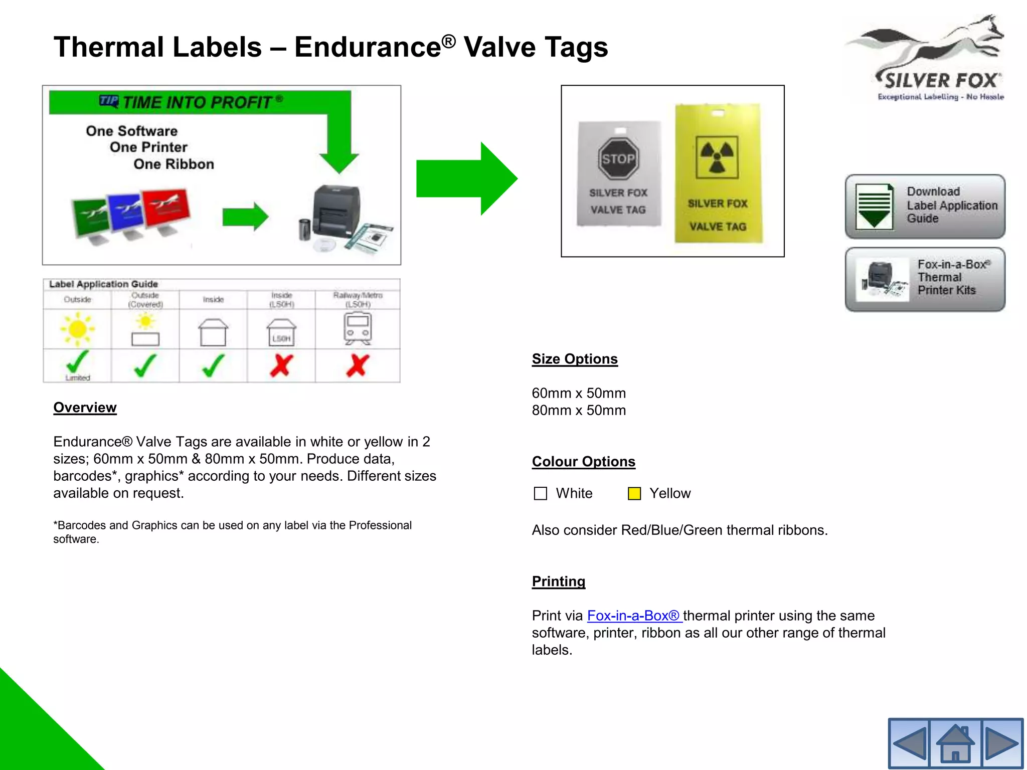 Silver Fox Label Solutions Guide - 2018 | PPT