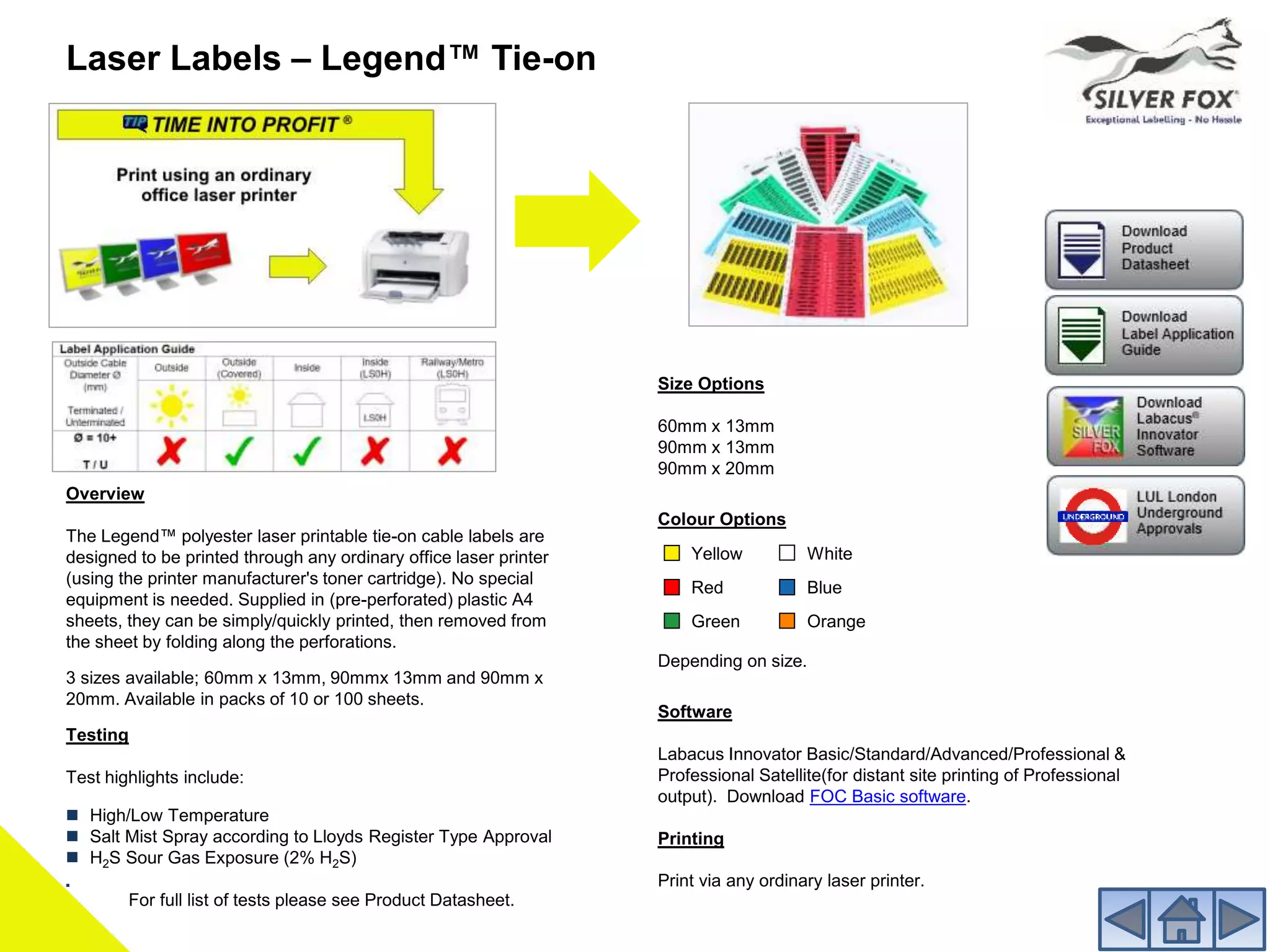 Silver Fox Label Solutions Guide - 2018 | PPTX | Technology & Computing