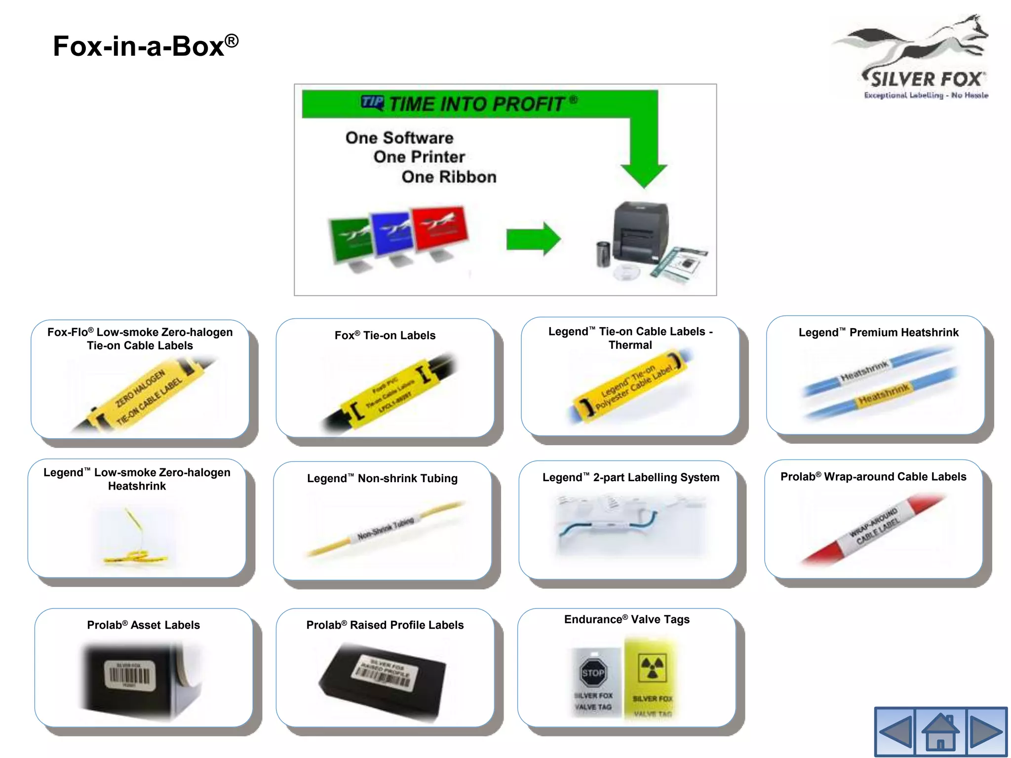 Silver Fox Label Solutions Guide - 2018 | PPTX | Technology & Computing