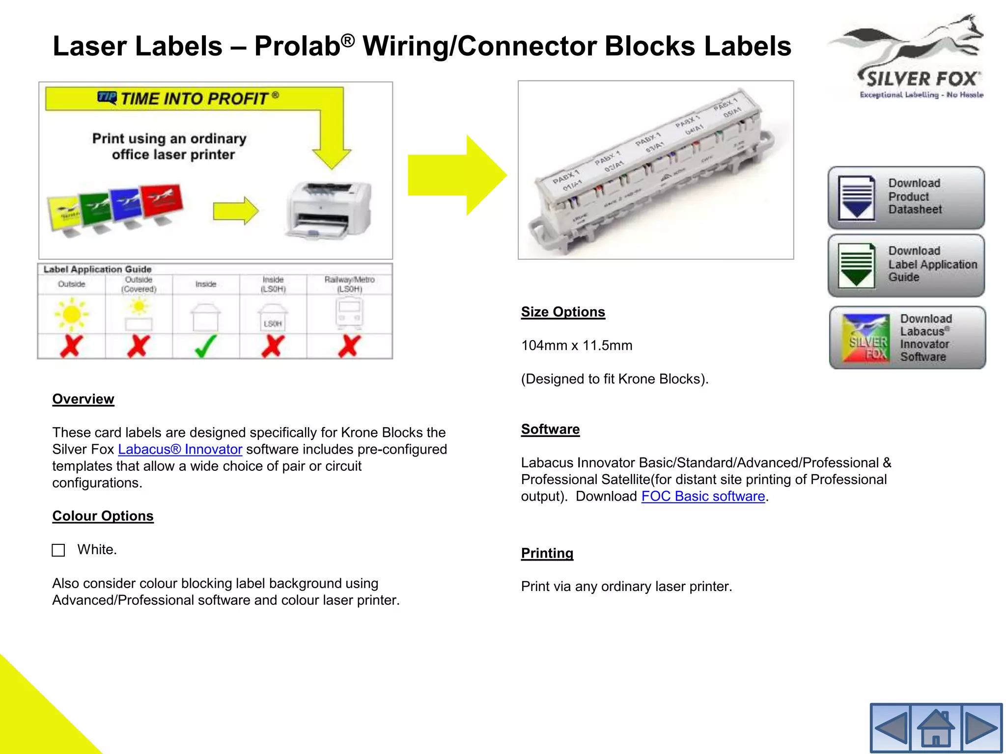 Silver Fox Label Solutions Guide - 2018 | PPTX | Technology & Computing