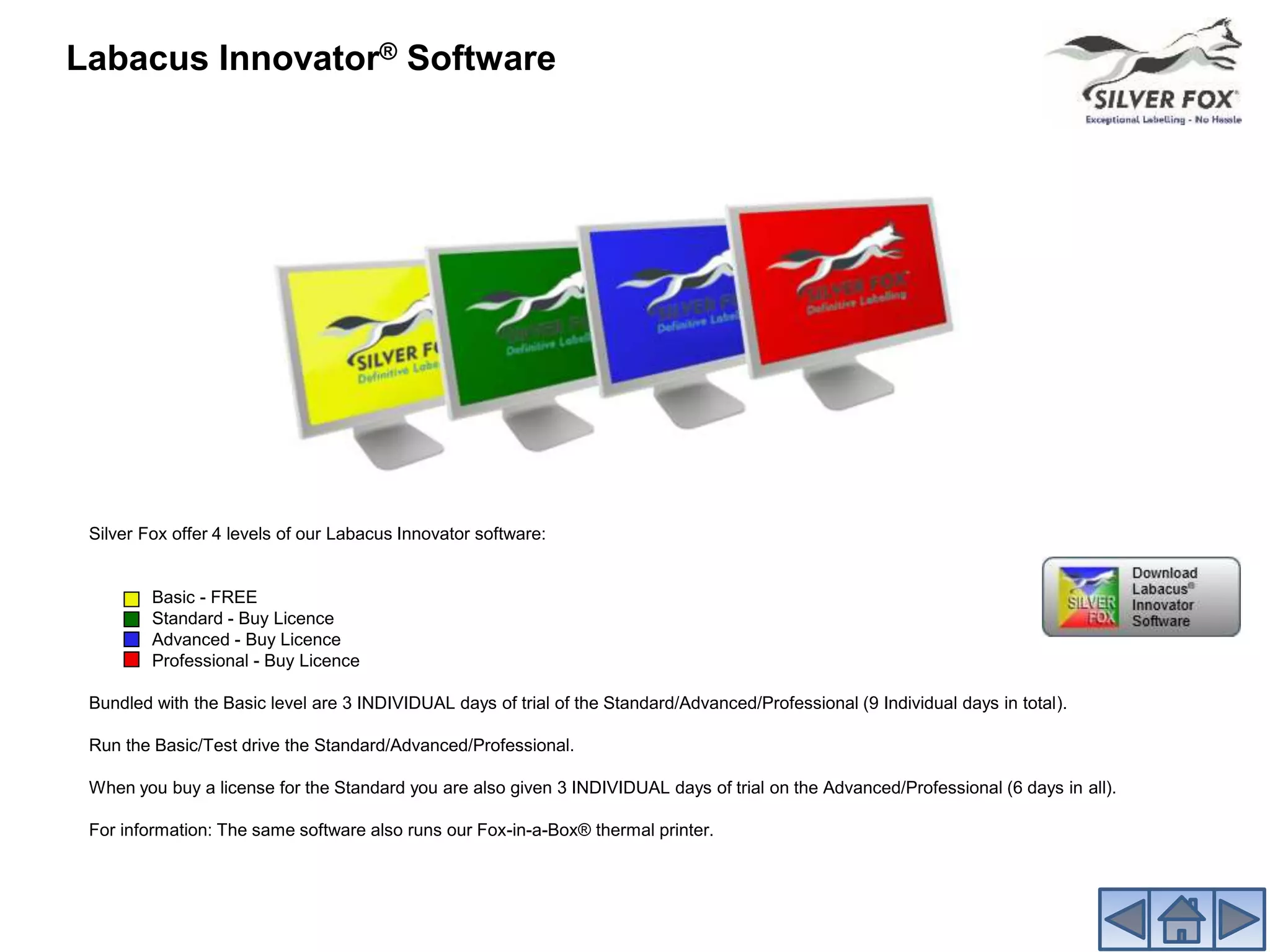 Silver Fox Label Solutions Guide - 2018 | PPTX | Technology & Computing