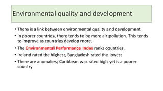 Globalisation, development and the environment | PPT