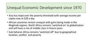 Development - inequality within and between countries | PPTX