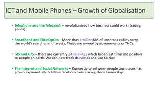 Globalisation - transport and trade | PPTX