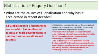 Globalisation - transport and trade | PPTX